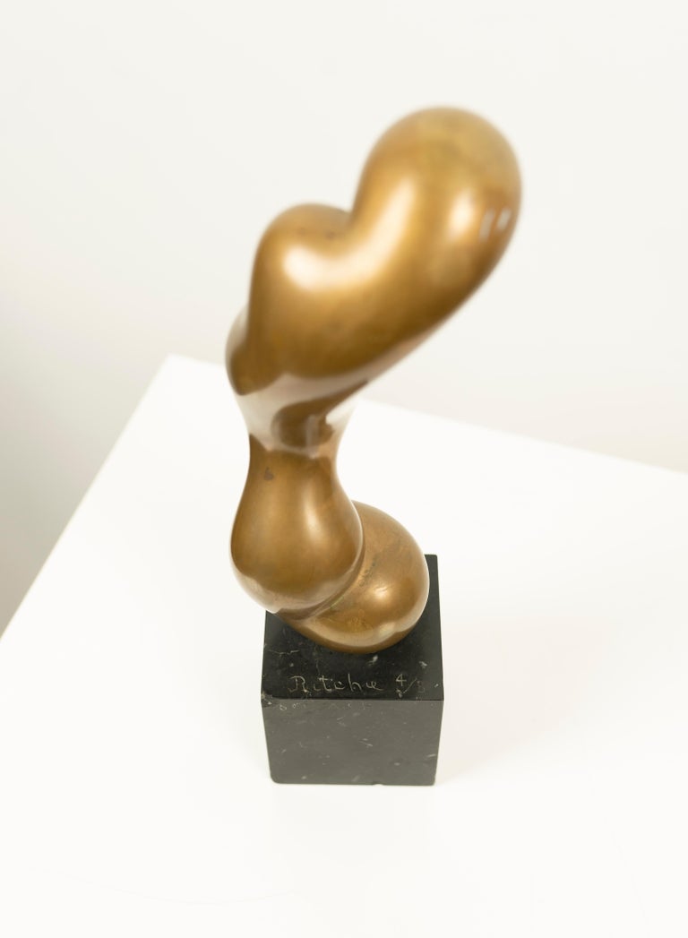 Jim Ritchie - Figural Abstract Bronze Sculpture James Ritchie French ...