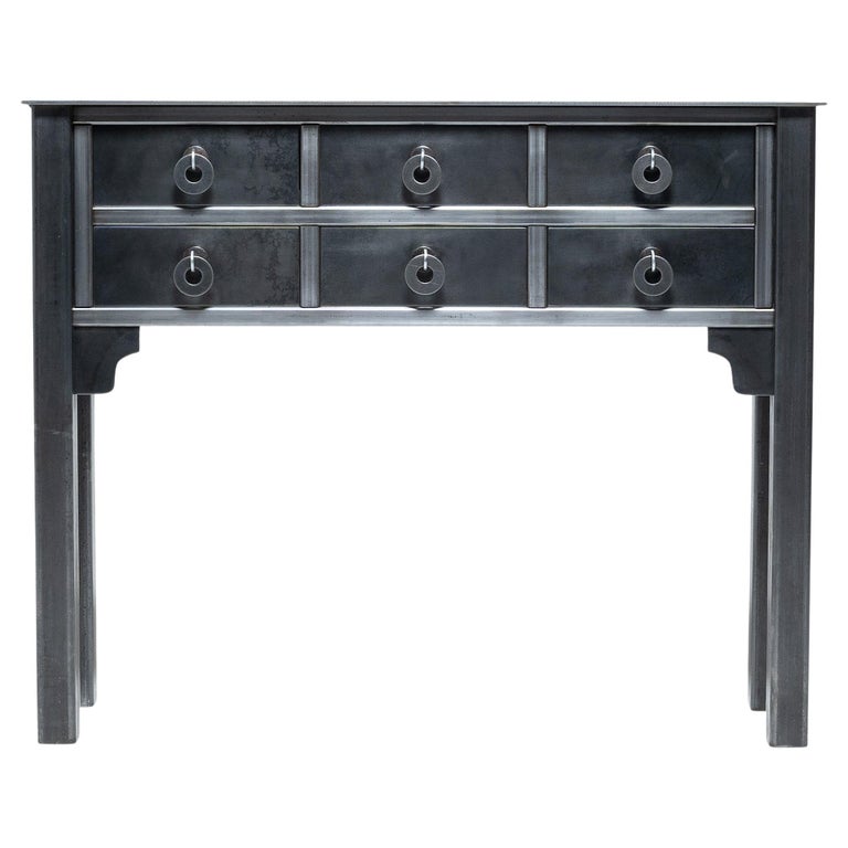 Jim Rose Ming Steel Altar Table For Sale at 1stDibs