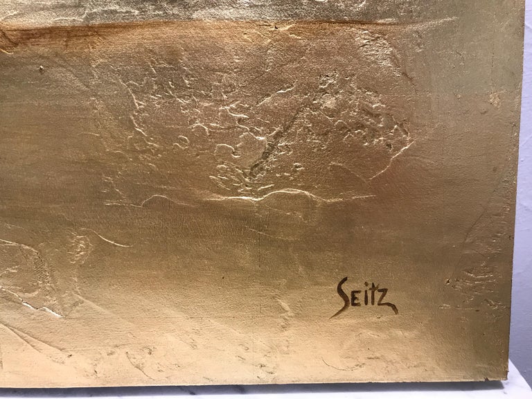 Jim Seitz - Autumn Dance by Jim Seitz, Acrylic and Silver Leaf on ...