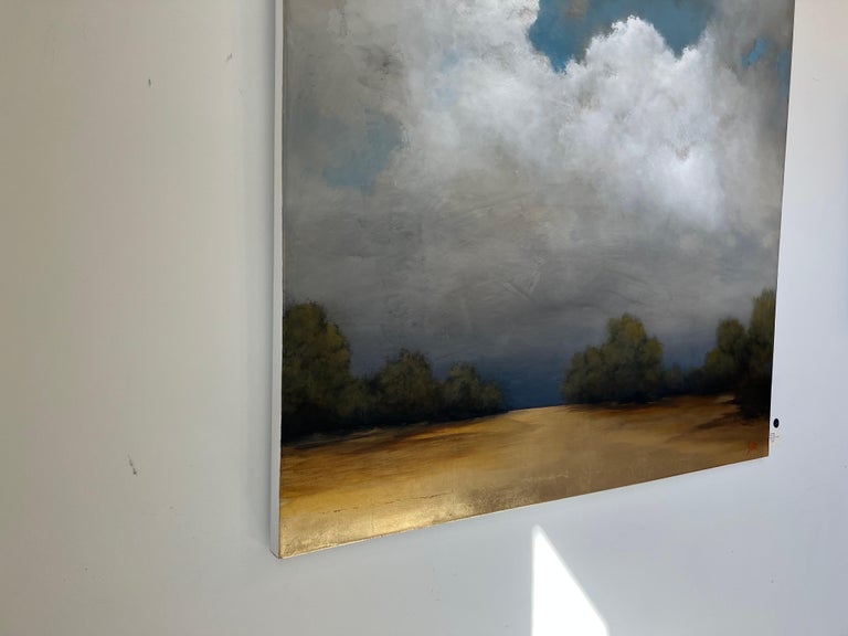 Jim Seitz - Gift of Light by Jim Seitz, Large Acrylic and Gold Leaf ...