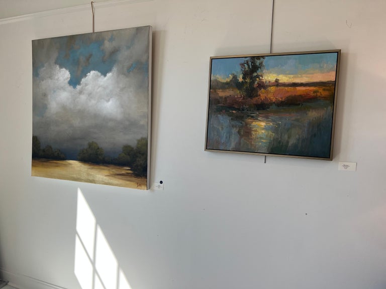 Jim Seitz - Gift of Light by Jim Seitz, Large Acrylic and Gold Leaf ...