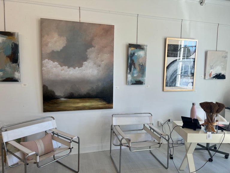 Jim Seitz - New Dawn by Jim Seitz, Large Vertical Minimalist Landscape ...