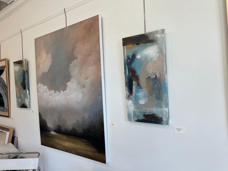 Jim Seitz - New Dawn by Jim Seitz, Large Vertical Minimalist Landscape ...