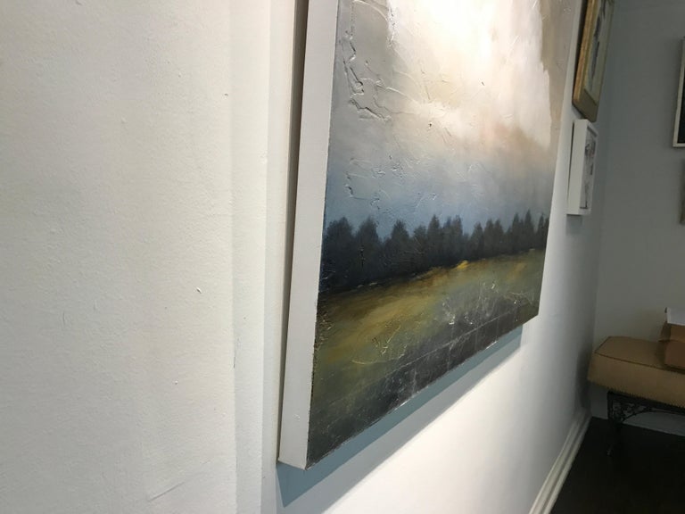 Jim Seitz - Sweet Escape by Jim Seitz, Large Acrylic and Silver Leaf ...