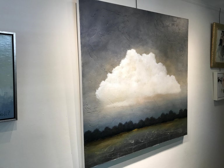 Jim Seitz - Sweet Escape by Jim Seitz, Large Acrylic and Silver Leaf ...