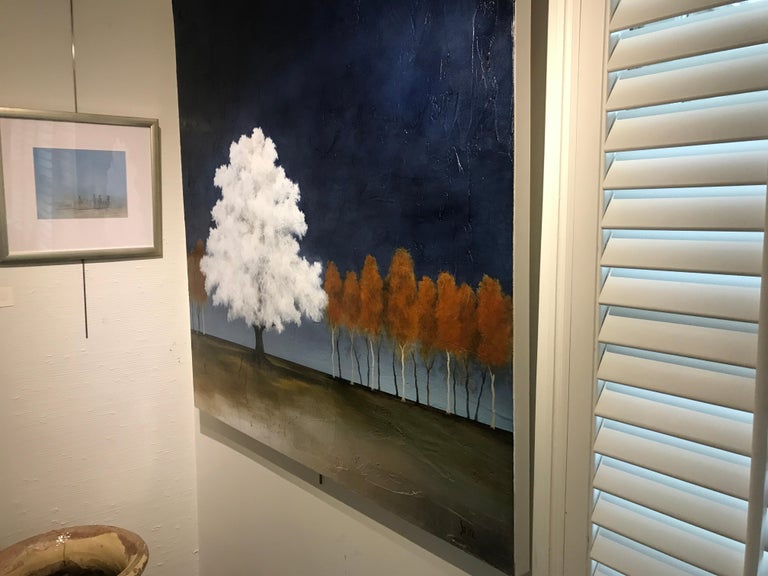 Jim Seitz - White as Snow by Jim Seitz, Acrylic and Silver leaf on ...
