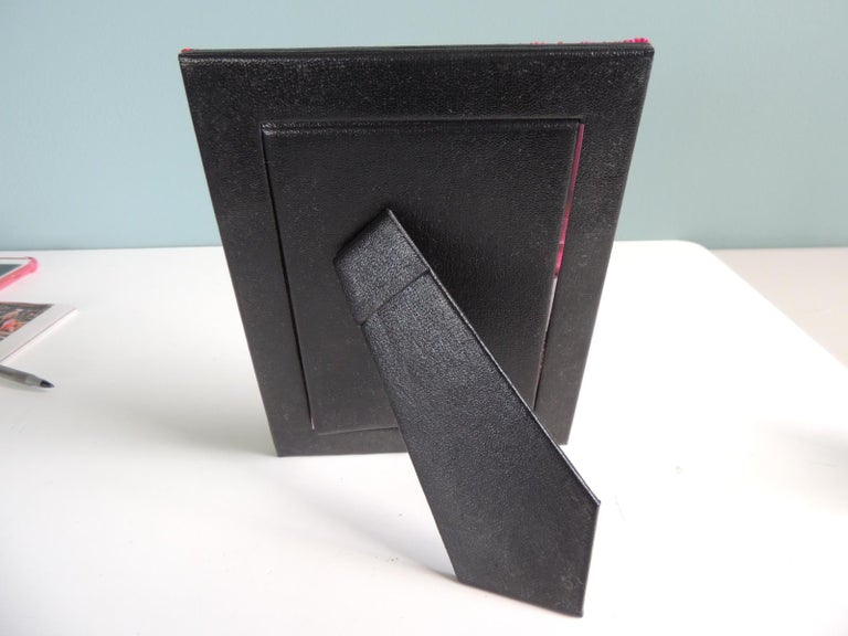 Jim Thompson Red Silk Picture Frame For Sale at 1stDibs