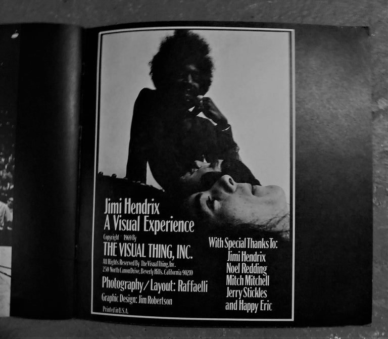 Jimi Hendrix 1969 Electric Church a Visual Experience Tour Program Book For Sale at 1stDibs