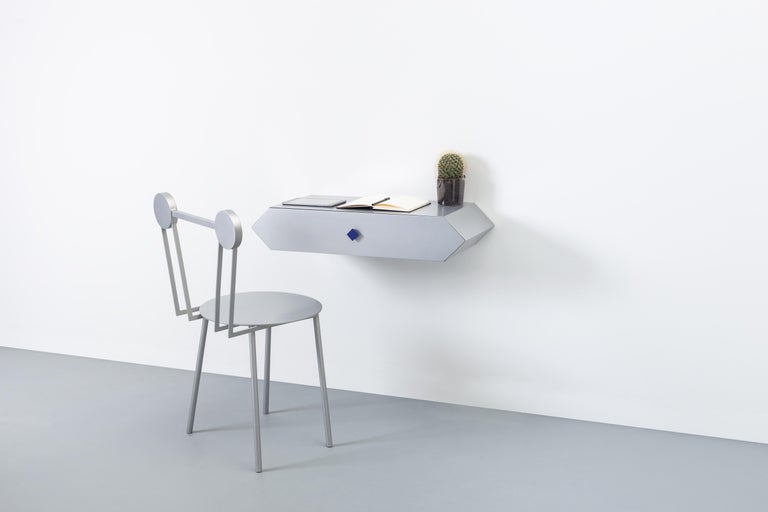 Contemporary Wall Fast Desk Jimmie Wood by Chapel Petrassi For Sale at ...