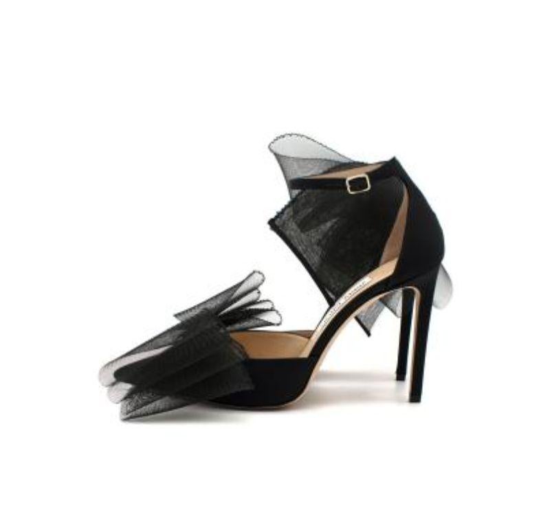Jimmy Choo Averly 100 Asymmetric Sandals For Sale at 1stDibs