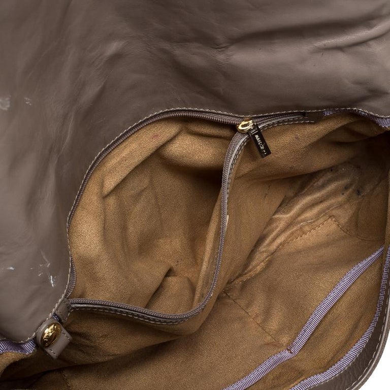 Jimmy Choo Beige Nubuck and Leather Flap Shoulder Bag For Sale at 1stDibs