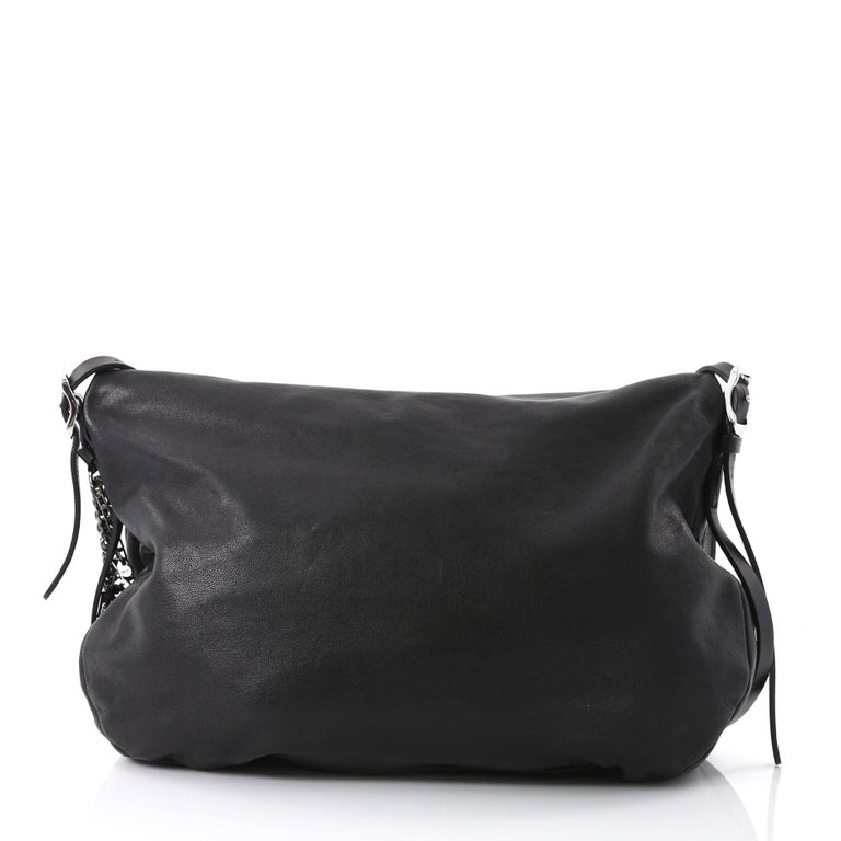 Jimmy Choo Biker Crossbody Bag Leather Large at 1stDibs