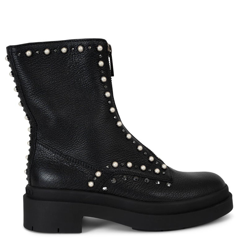 studded combat boots