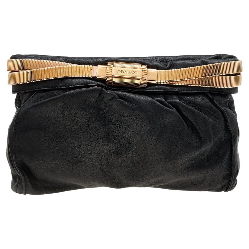 Jimmy Choo Small Brown Leather Ramona For Sale at 1stDibs