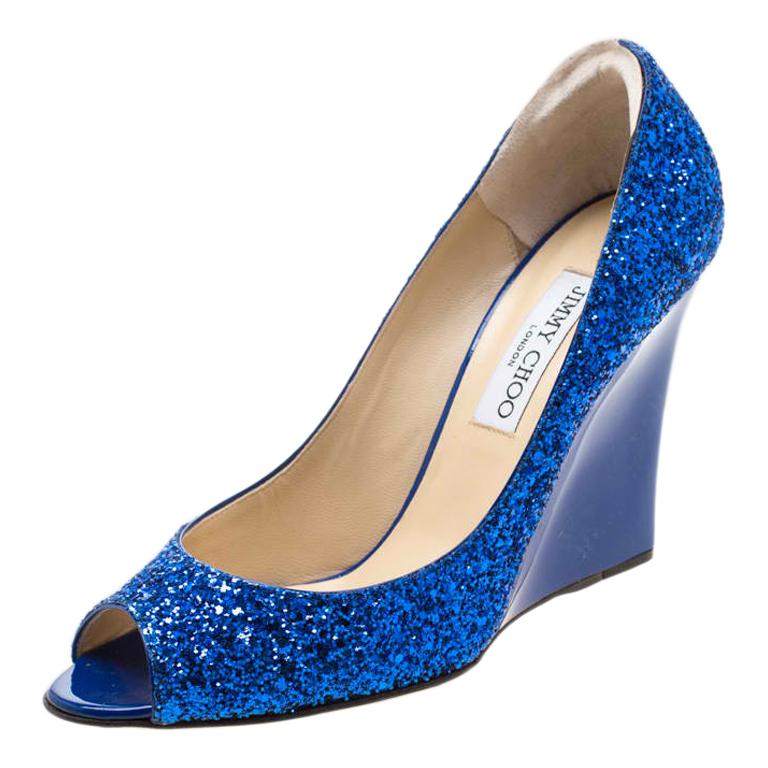 Jimmy Choo Blue Pumps - 3 For Sale on 1stDibs | jimmy choo baby blue ...