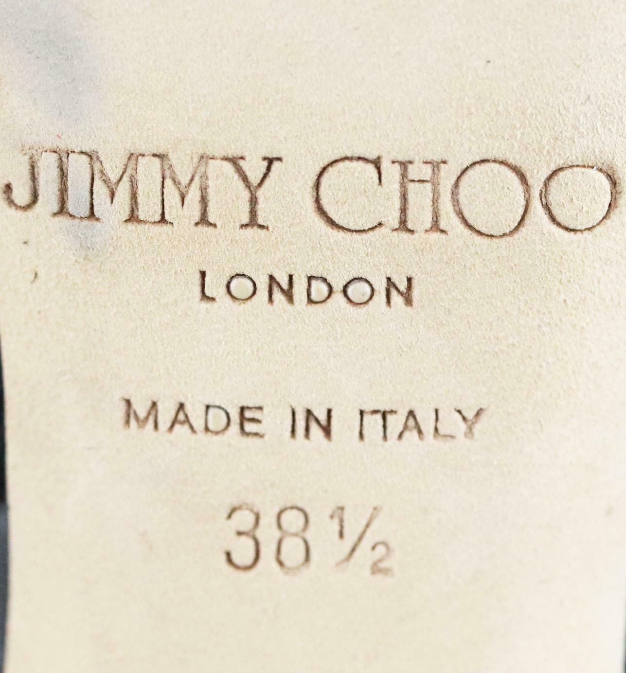 Jimmy Choo Cutout Leather Sandals For Sale at 1stDibs | fine 59 ...