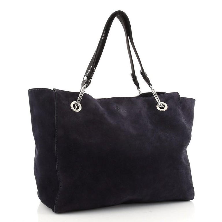 Jimmy Choo Flo Tote Suede Small at 1stDibs