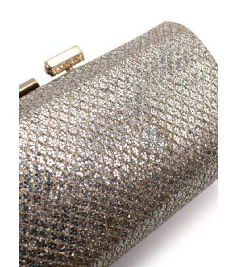 Jimmy Choo Glitter Clutch Bag For Sale at 1stDibs