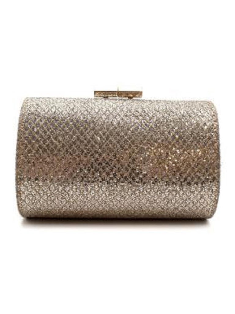 Jimmy Choo Glitter Clutch Bag For Sale at 1stDibs