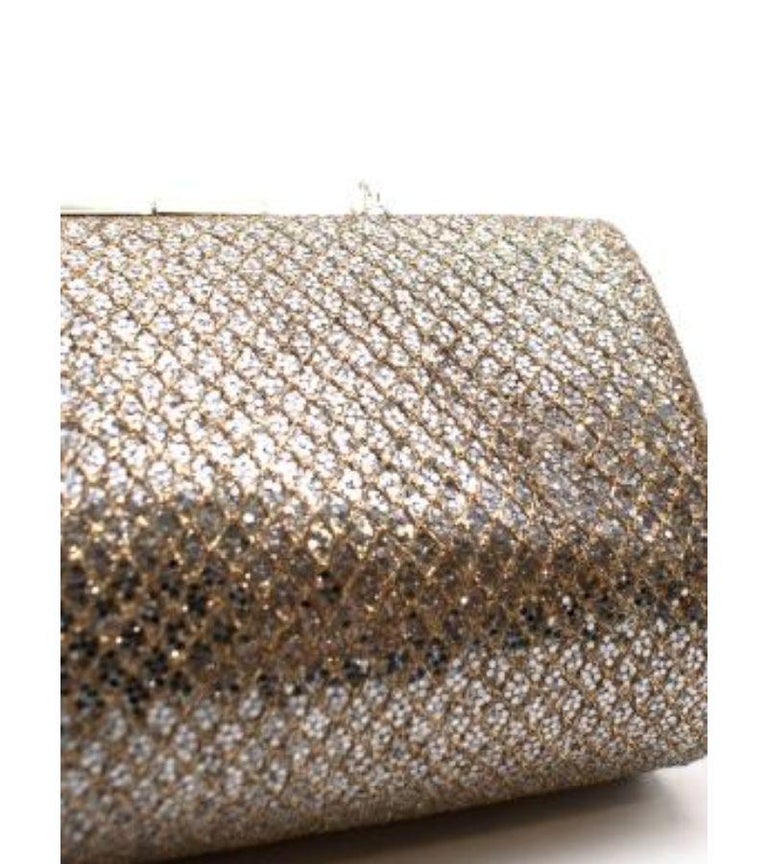 Jimmy Choo Glitter Clutch Bag For Sale at 1stDibs