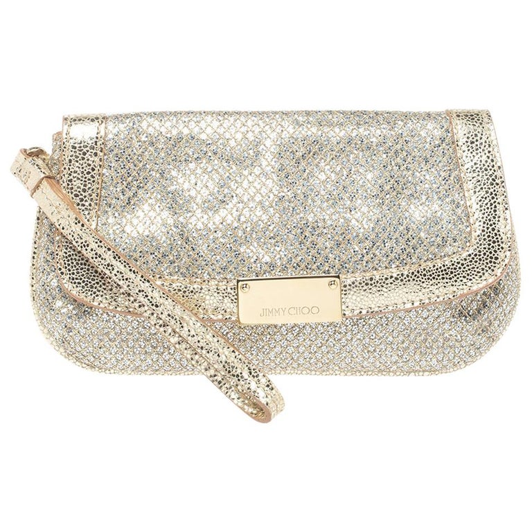 Jimmy Choo Gold Clutch
