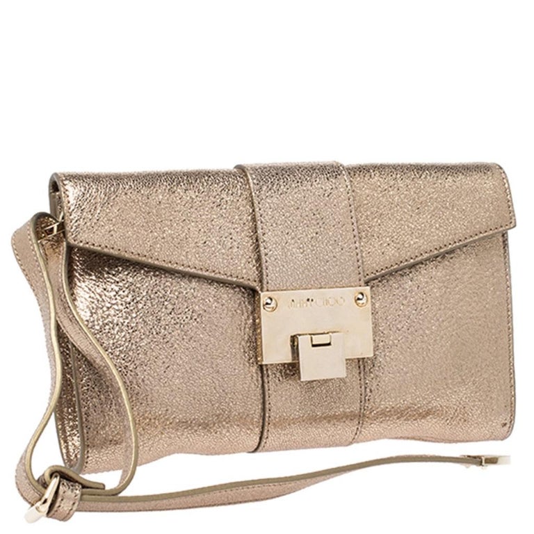 Jimmy Choo Gold Clutch