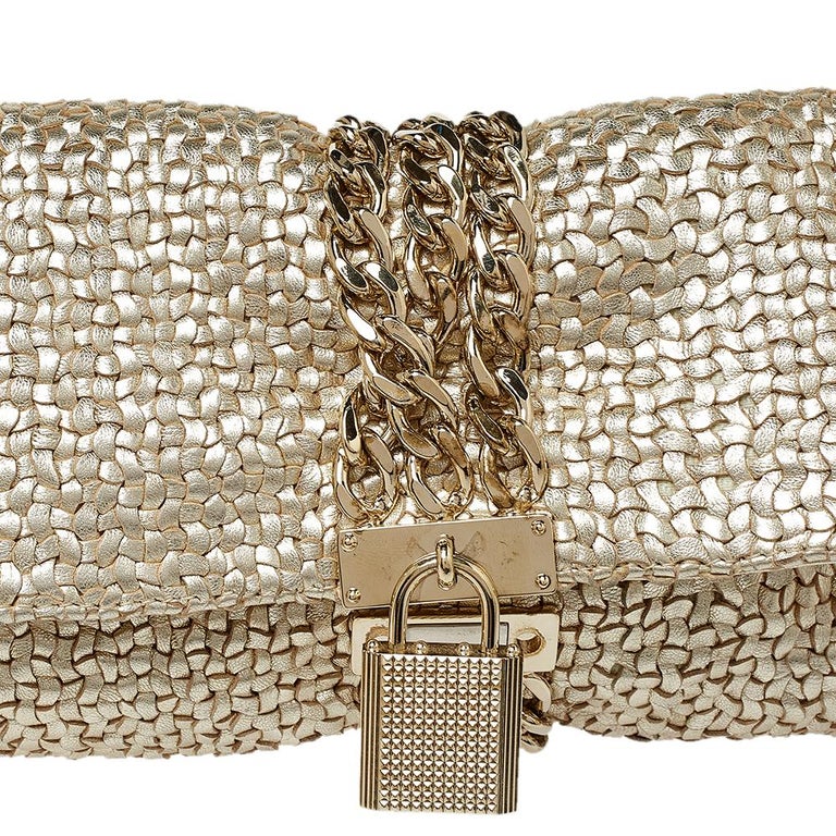 Jimmy Choo Gold Clutch