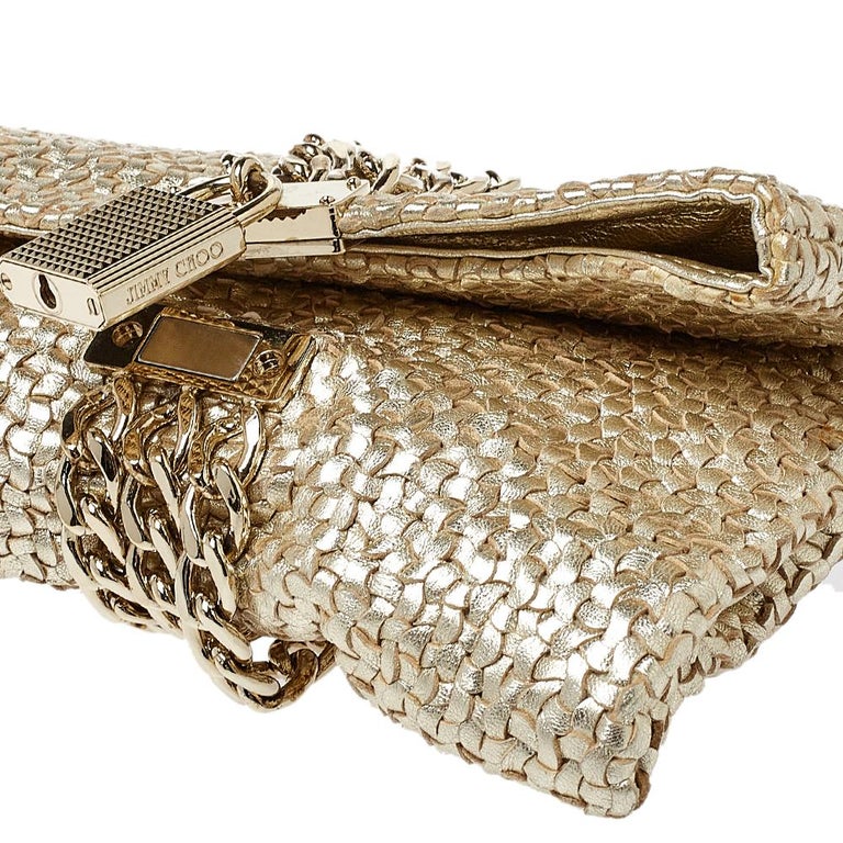 Jimmy Choo Gold Clutch