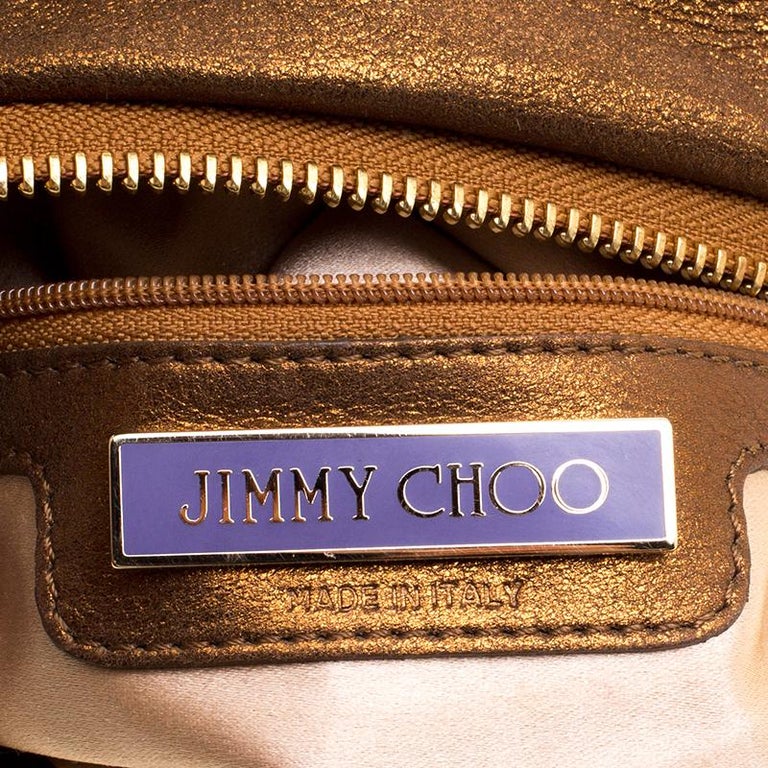 Jimmy Choo Metallic Multicolor Sequin Chain Shoulder Bag For Sale at ...