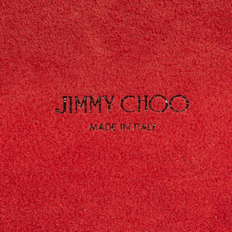 Jimmy Choo Metallic Red Leather Lockett City Shoulder Bag For Sale at ...
