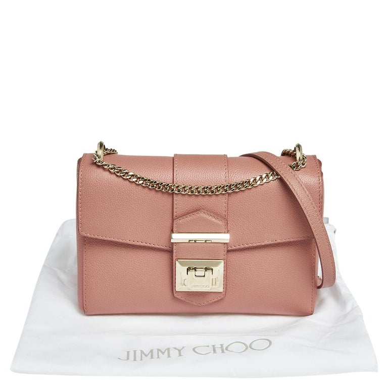 Jimmy Choo Pink Leather XB Marianne Shoulder Bag at 1stDibs