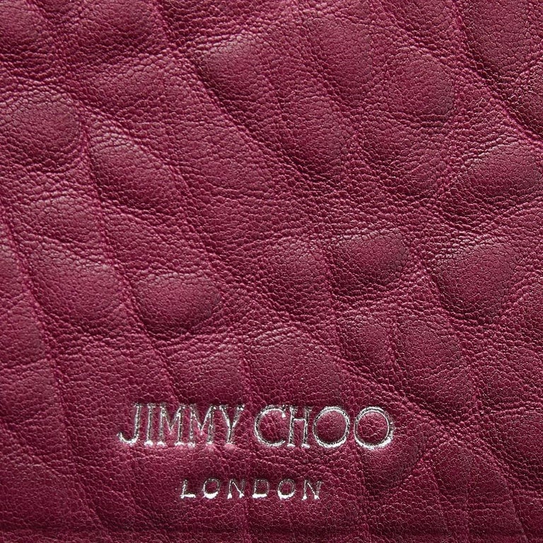 Jimmy Choo Red Leather Card Holder For Sale at 1stDibs