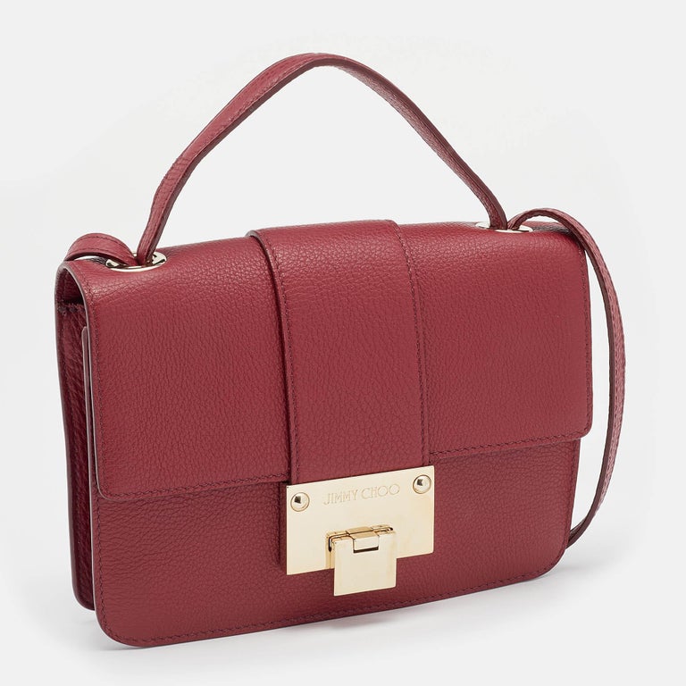 Jimmy Choo Red Leather Rebel Crossbody Bag For Sale at 1stDibs