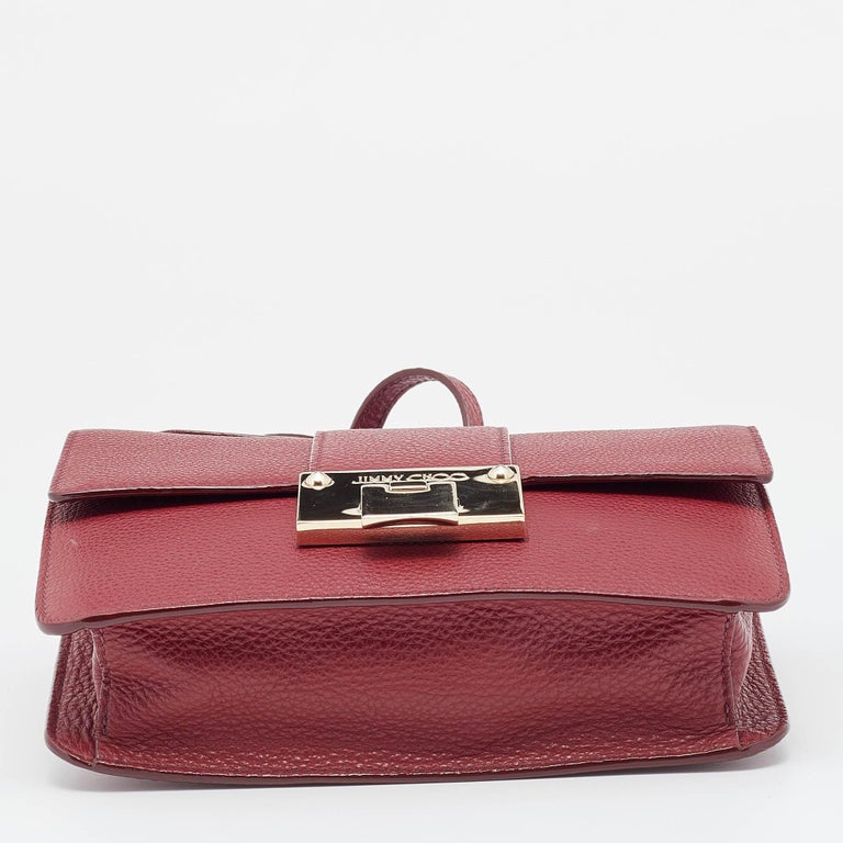 Jimmy Choo Red Leather Rebel Crossbody Bag For Sale at 1stDibs