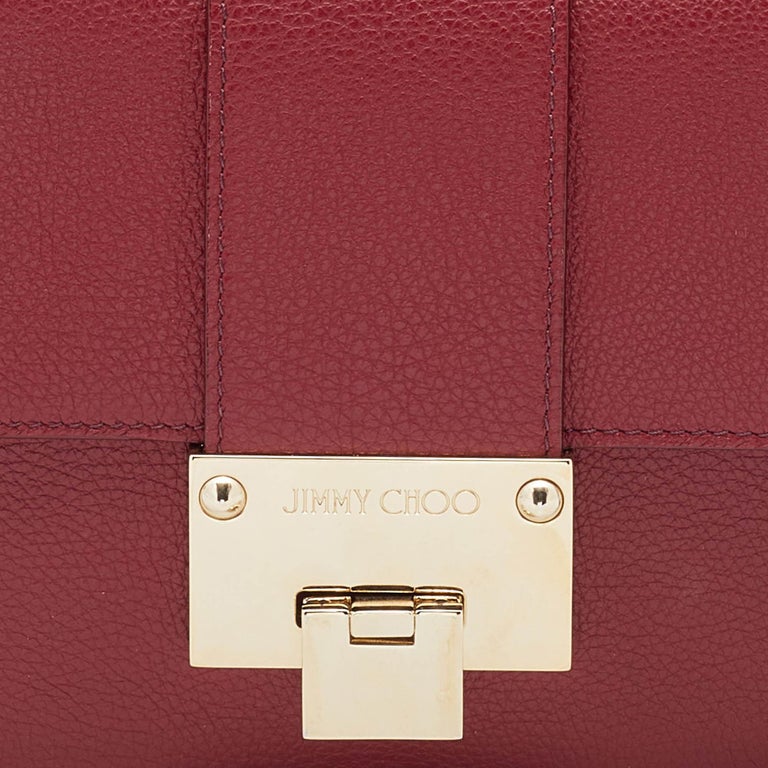 Jimmy Choo Red Leather Rebel Crossbody Bag For Sale at 1stDibs
