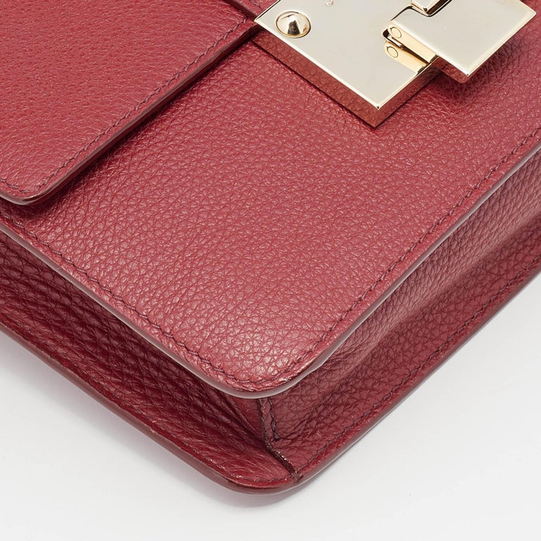 Jimmy Choo Red Leather Rebel Crossbody Bag For Sale at 1stDibs