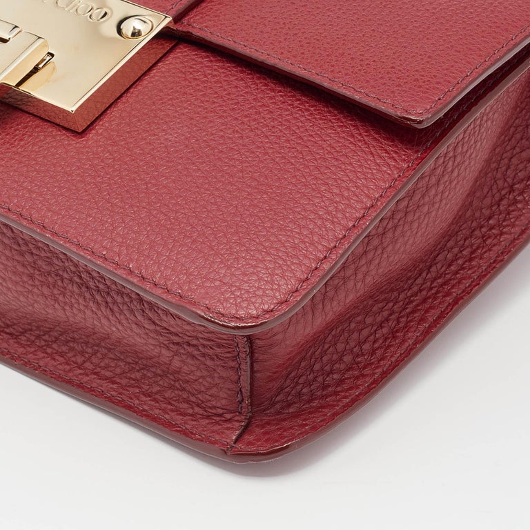 Jimmy Choo Red Leather Rebel Crossbody Bag For Sale at 1stDibs