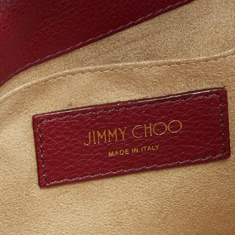 Jimmy Choo Red Leather Rebel Crossbody Bag For Sale at 1stDibs
