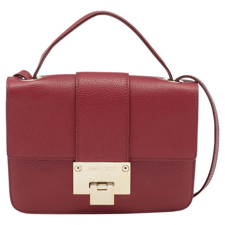 Jimmy Choo Red Leather Rebel Crossbody Bag For Sale at 1stDibs