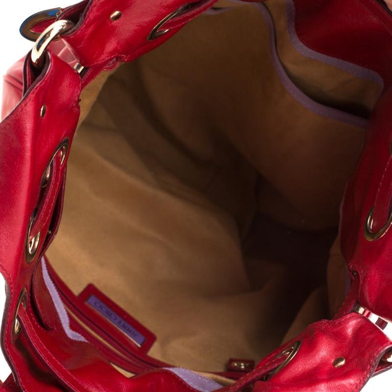 Jimmy Choo Red Leather Riki Tote at 1stDibs | jimmy choo riki bag ...