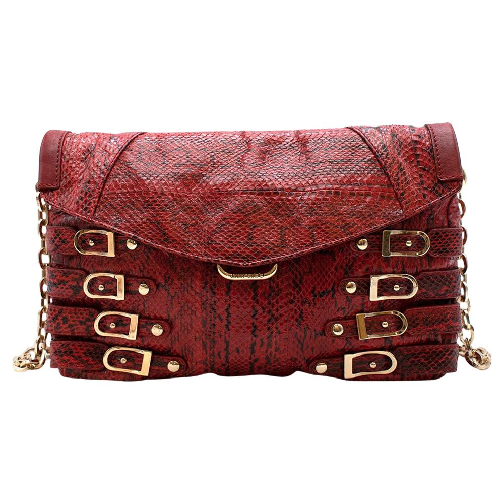 Jimmy Choo Red Leather Large Saba Hobo at 1stDibs | leather hobo ...