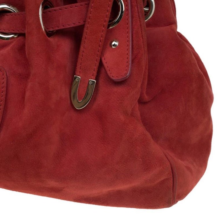 Jimmy Choo Red Suede Ramona Hobo For Sale at 1stDibs | jimmy choo red bag