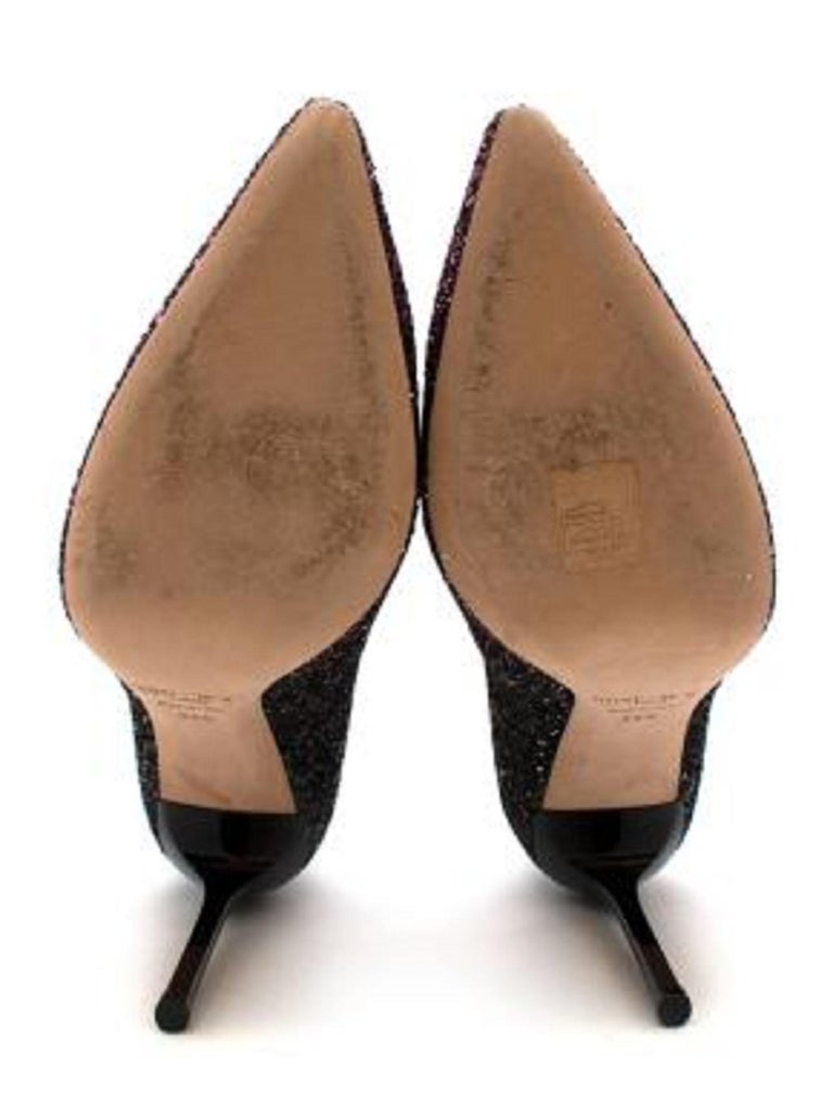 Jimmy Choo Romy Ombre Glitter Pumps For Sale at 1stDibs
