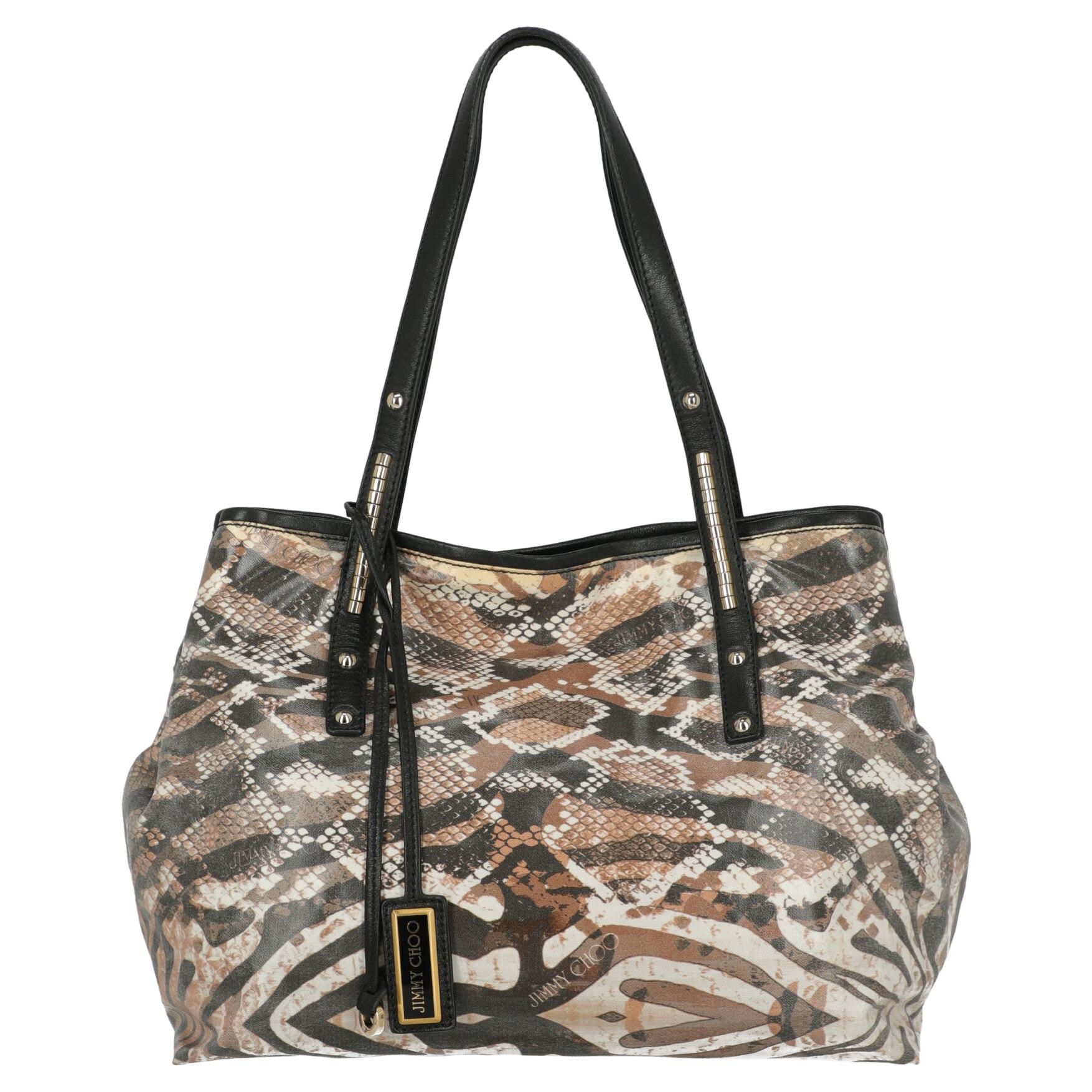 Jimmy Choo Cream Leather Bree Tote For Sale at 1stDibs