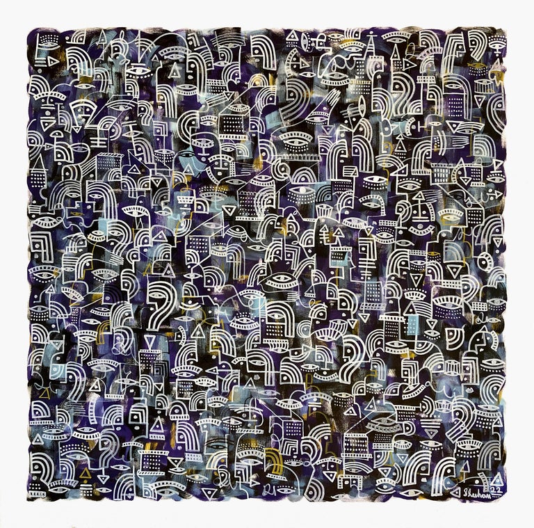 Jimmy Sheehan - Reflections, Abstract Painting For Sale at 1stDibs