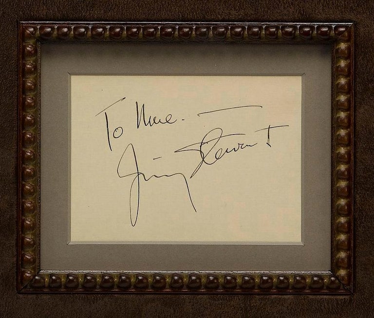 Jimmy Stewart Signature, 1939 For Sale at 1stDibs