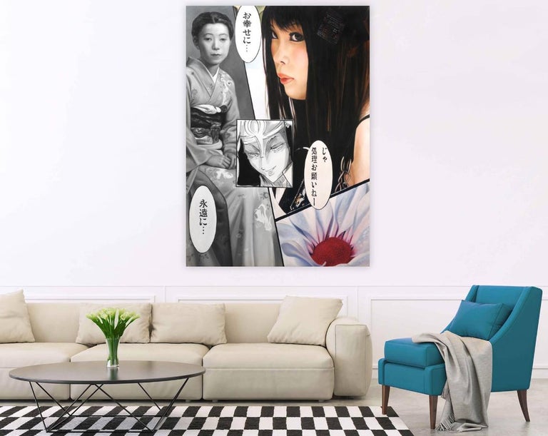 Jimmy Yoshimura - flower flag For Sale at 1stDibs