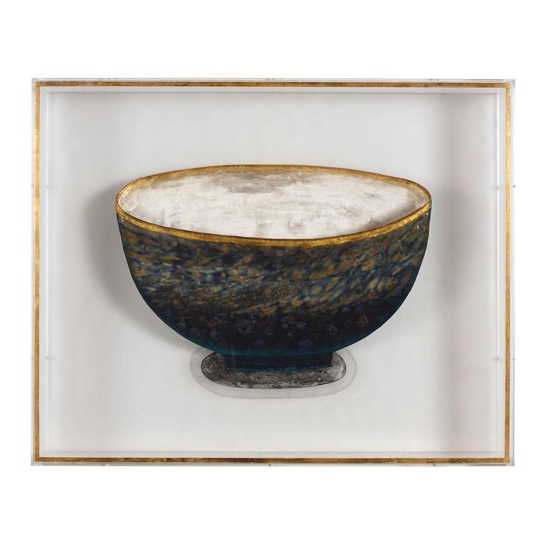 Jin-Sook So - Soul of a Big Blue Bowl, Contemporary Wall Sculpture by ...
