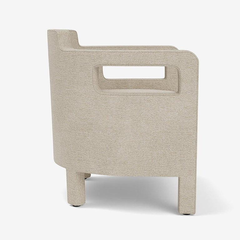 Jinbao Street Lounge Chair by Yabu Pushelberg in Chenille For Sale at ...