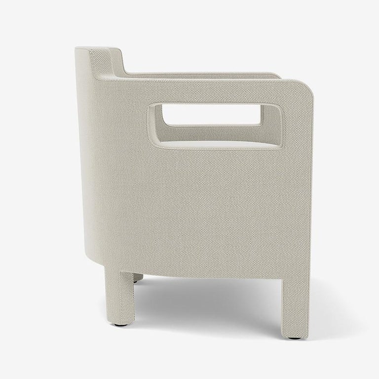 Jinbao Street Lounge Chair by Yabu Pushelberg in Textured Wool For Sale ...